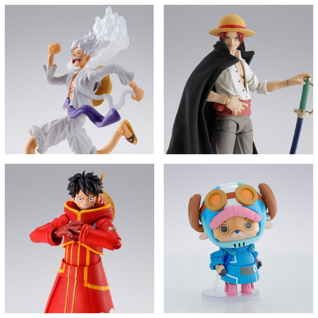 DOORBUSTER BUNDLE Bandai S.H.Figuarts One Piece Luffy & Chopper & Luff ...